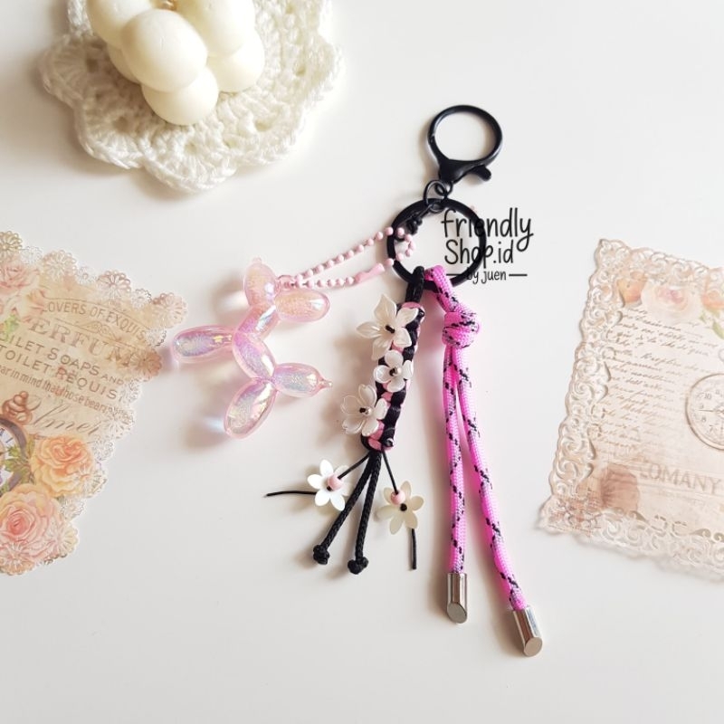 Jual Bag Charm Poodle / Bonaa Flo / Keychain / Gantungan Tas // by ...