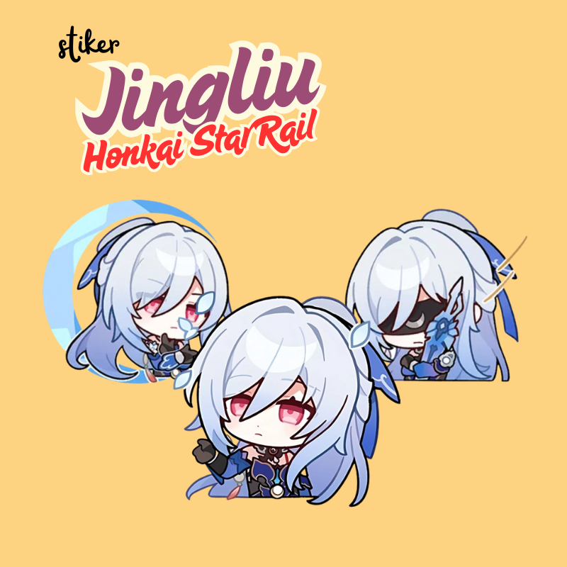 Jual STIKER JINGLIU HSR | STICKER JING LIU HONKAI STAR RAIL 7 CM VINYL ...