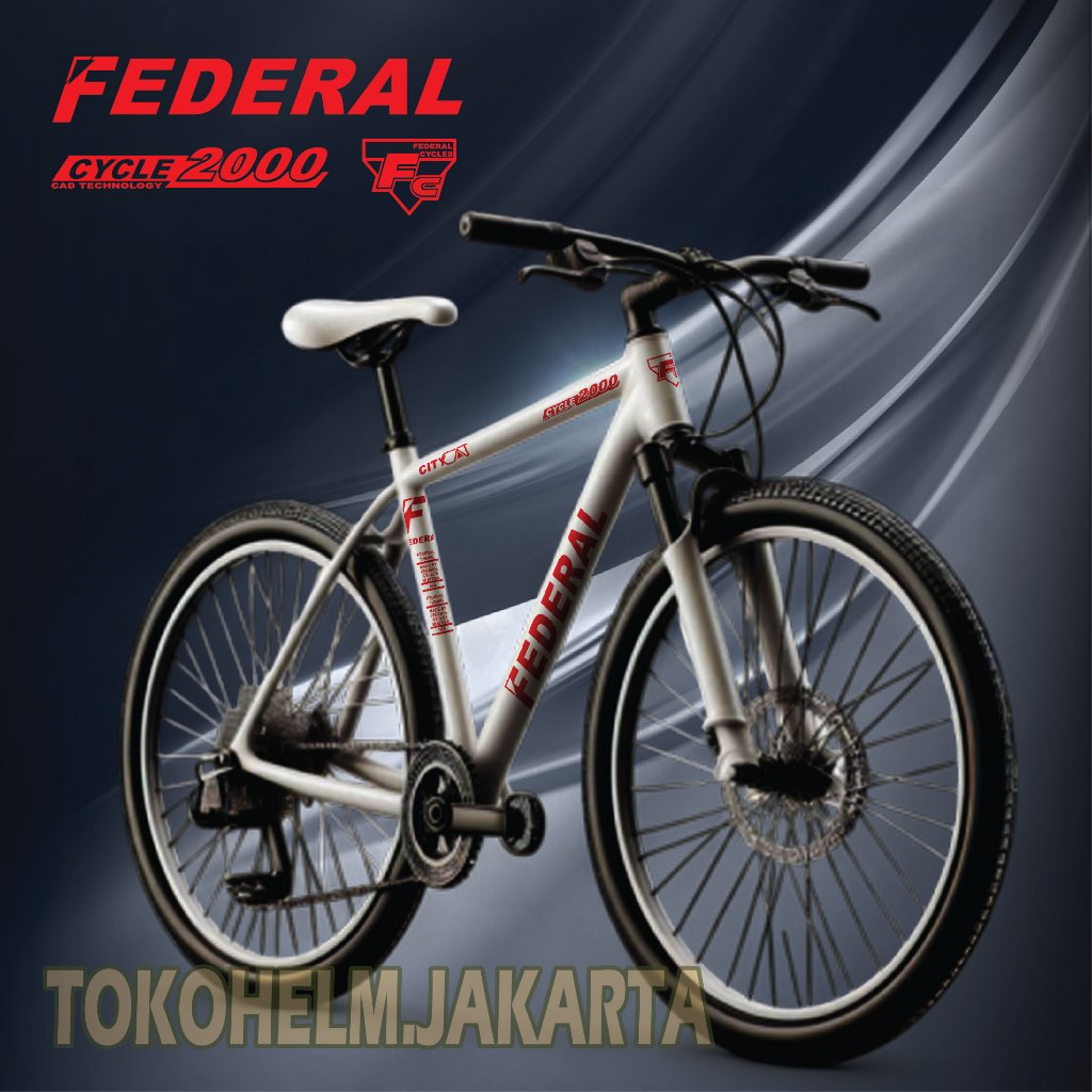 Jual Sticker 1 set FEDERAL / Cutting sticker sepeda | Shopee Indonesia