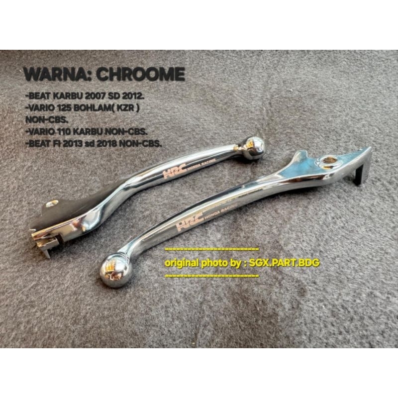 Jual HANDLE REM KRUM CHROOME BEAT KARBU VARIO 125 BOHLAM BEAT FI NON ...