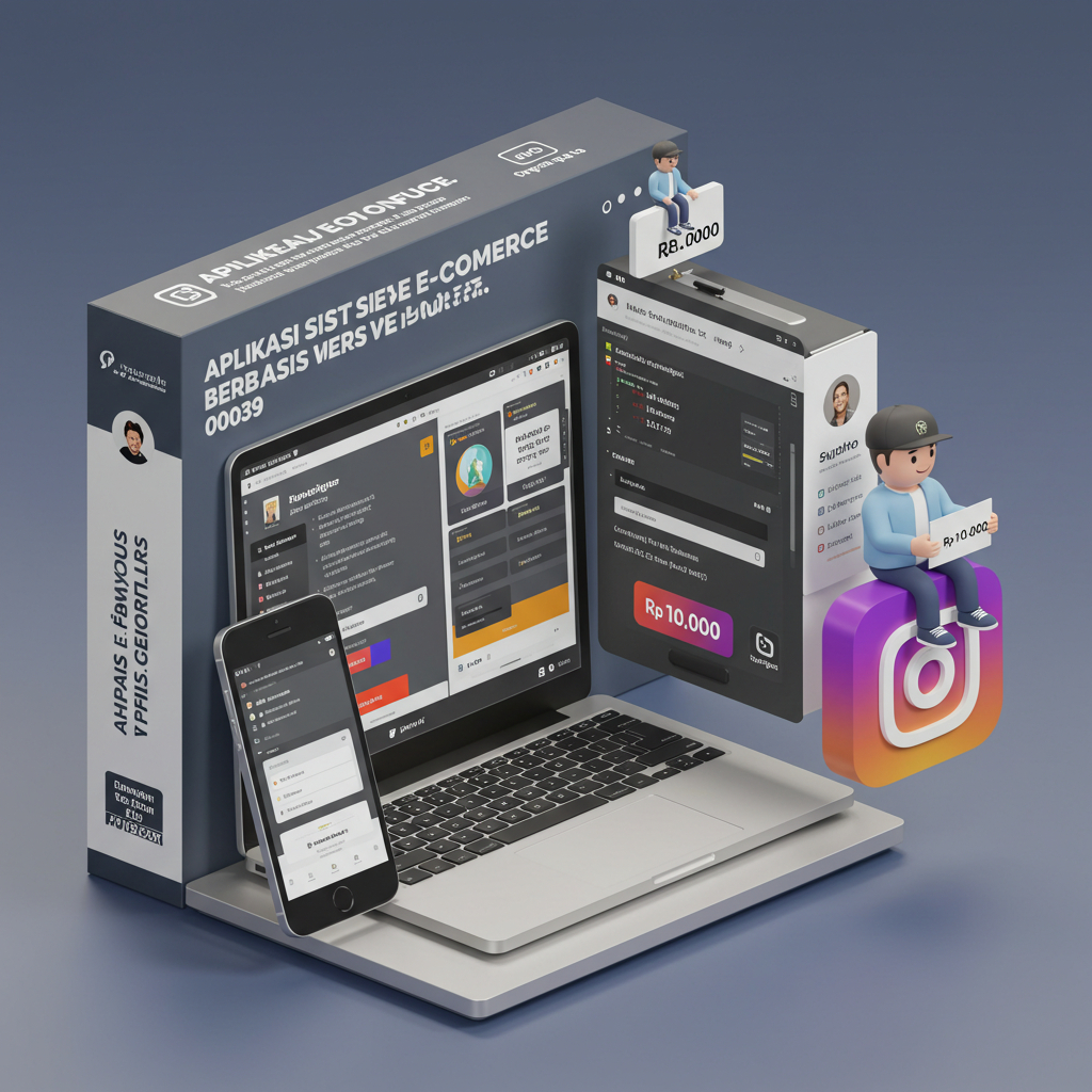 Jual APLIKASI E-COMMERCE BERBASIS WEB 00039 | Shopee Indonesia