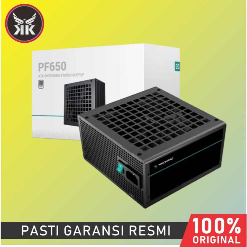 Jual DEEPCOOL PF650 POWER SUPPLY 650W BRONZE 80+ ALL FLAT CABLE ...
