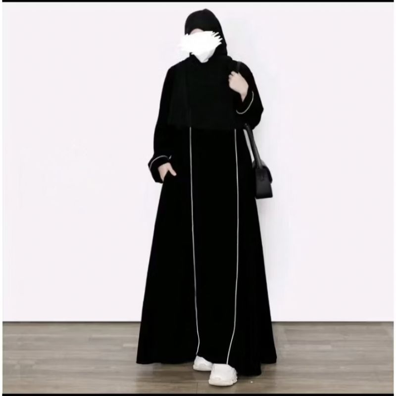 Jual New Gamis Abaya Hitam terbaru 2025 Ukuran S M L XL Gamis Remaja ...