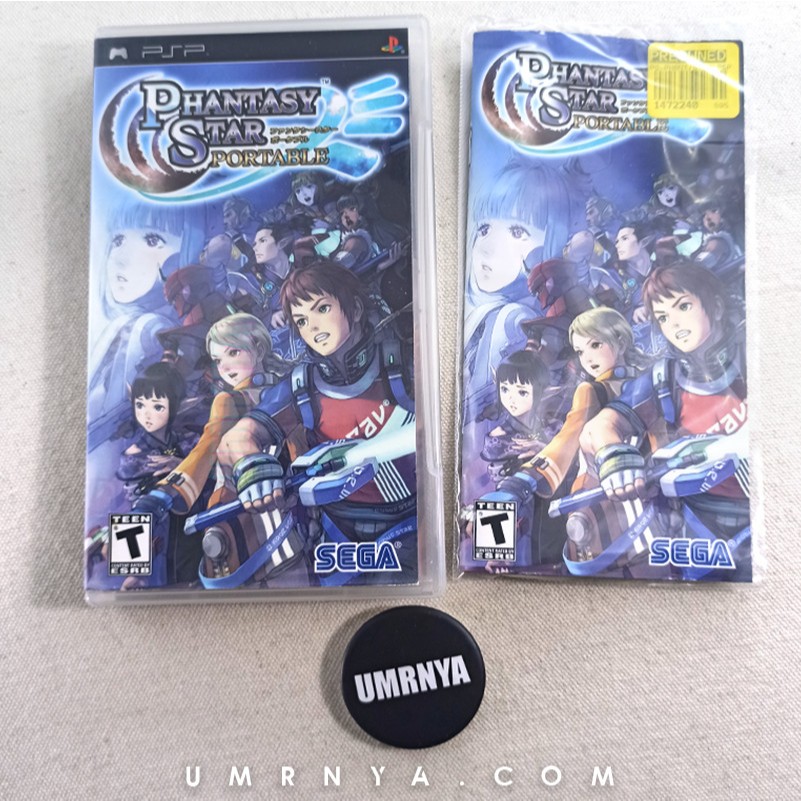 Jual BOX & BOOKLET ONLY, Kaset PSP UMD CD Game Phantasy Star Portable ...