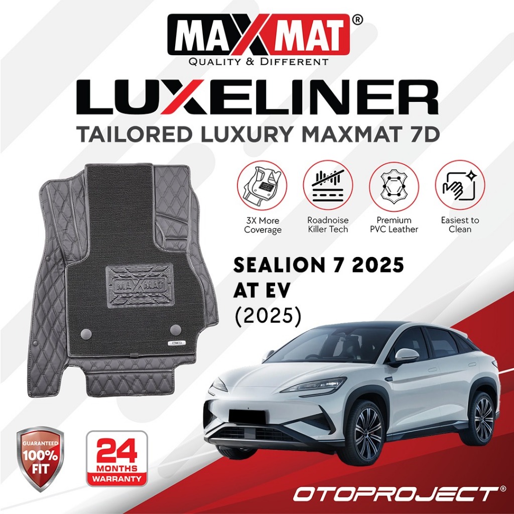 Jual Otoproject Karpet Mobil Maxmat 7D Luxliner BYD SEALION 7 2025 AT ...