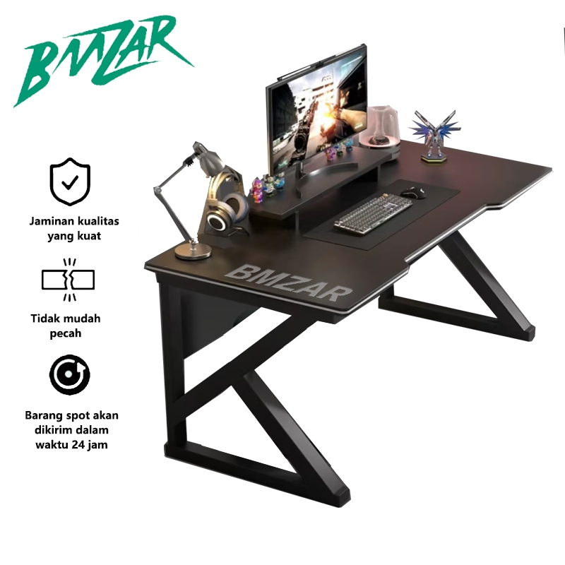 Jual BMZAR Meja Komputer 140cm Meja Gaming Murah Meja Gaming Modern ...