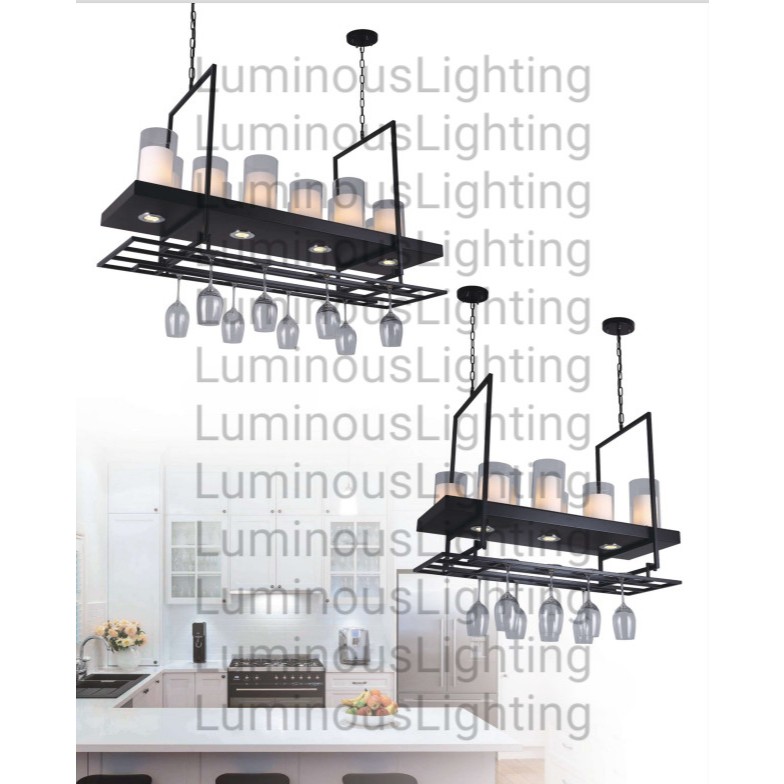Jual SLBTD12-1200/BTD09-900 LAMPU GANTUNG HIAS MINI BAR HITAM MINIMALIS ...