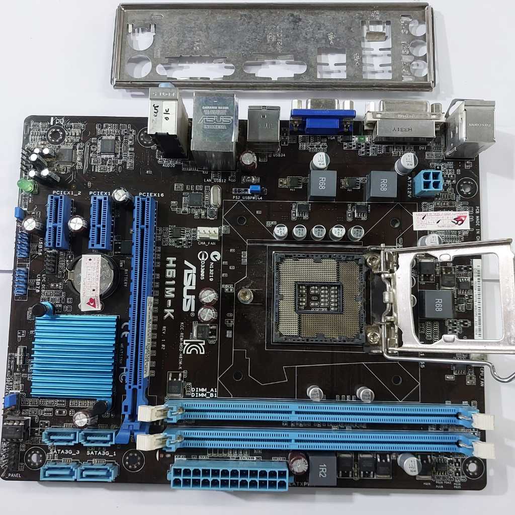 Jual Mainboard h61 asus H61M-K ddr3 socket 1155 murah motherboard Gen3 ...