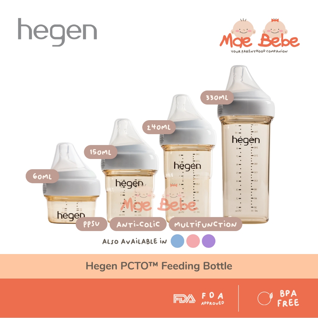 Jual Hegen PCTO Feeding Bottle PPSU Botol Susu Anak Bayi Bentuk Kotak Serbaguna | Shopee Indonesia