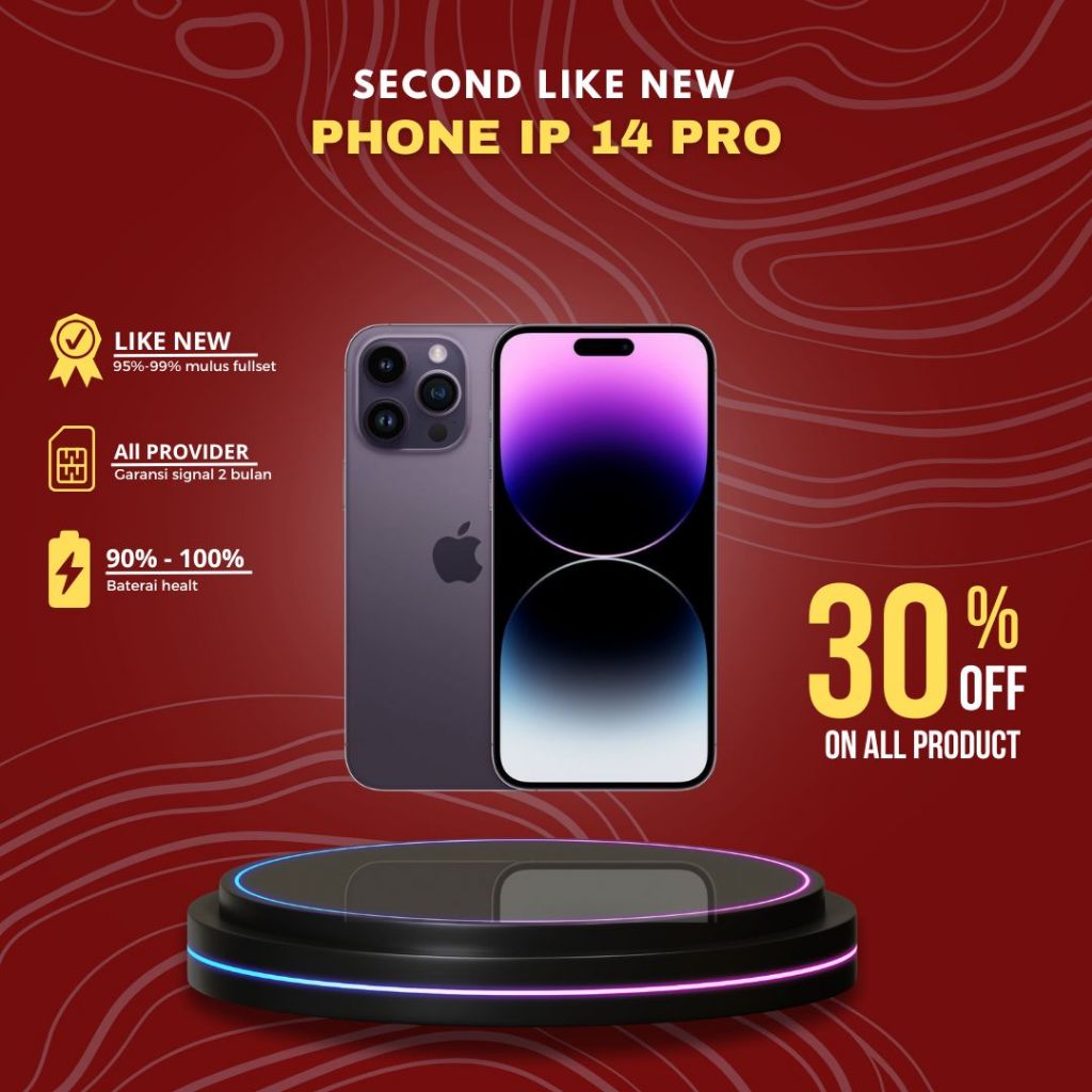 Jual IP14 PRO 256GB/128GB SECOND ORIGINAL | Shopee Indonesia