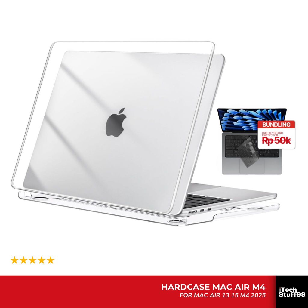 Jual Hard Case MacBook Air 13 13.6 15 inch M4 2025 [ A3240 A3241 ] MBA ...