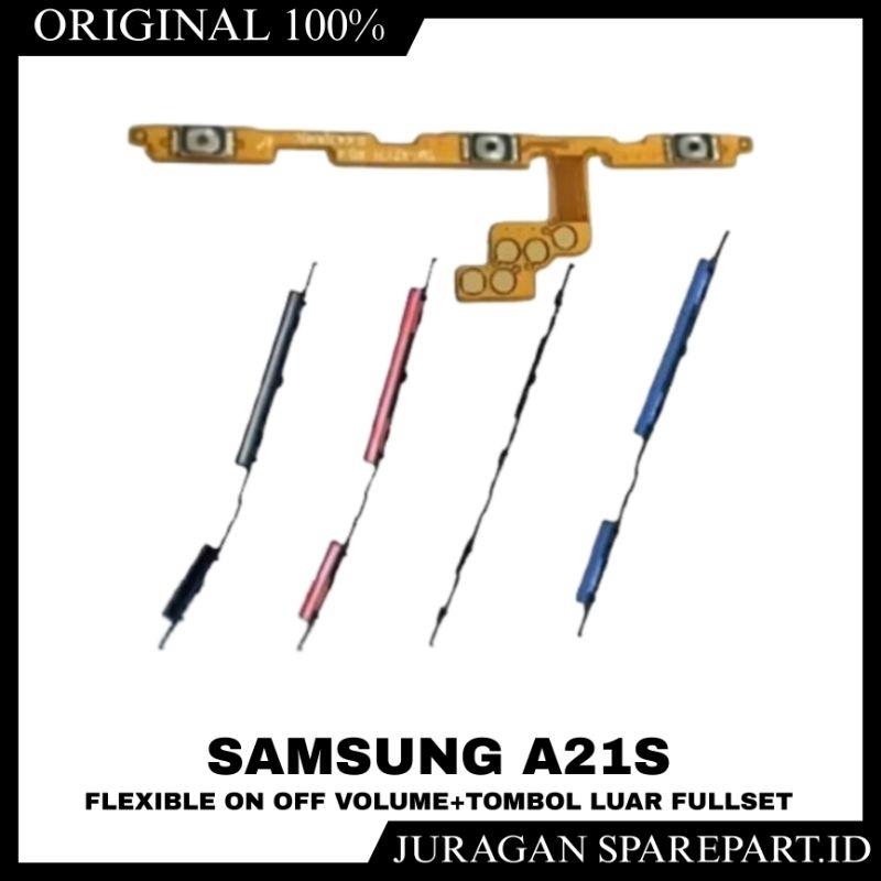 Jual SATU SET TOMBOL ON / OF VOLUME + FLEXIBEL LUAR DALAM SAMSUNG A21S ORIGINAL PRODUK | Shopee ...