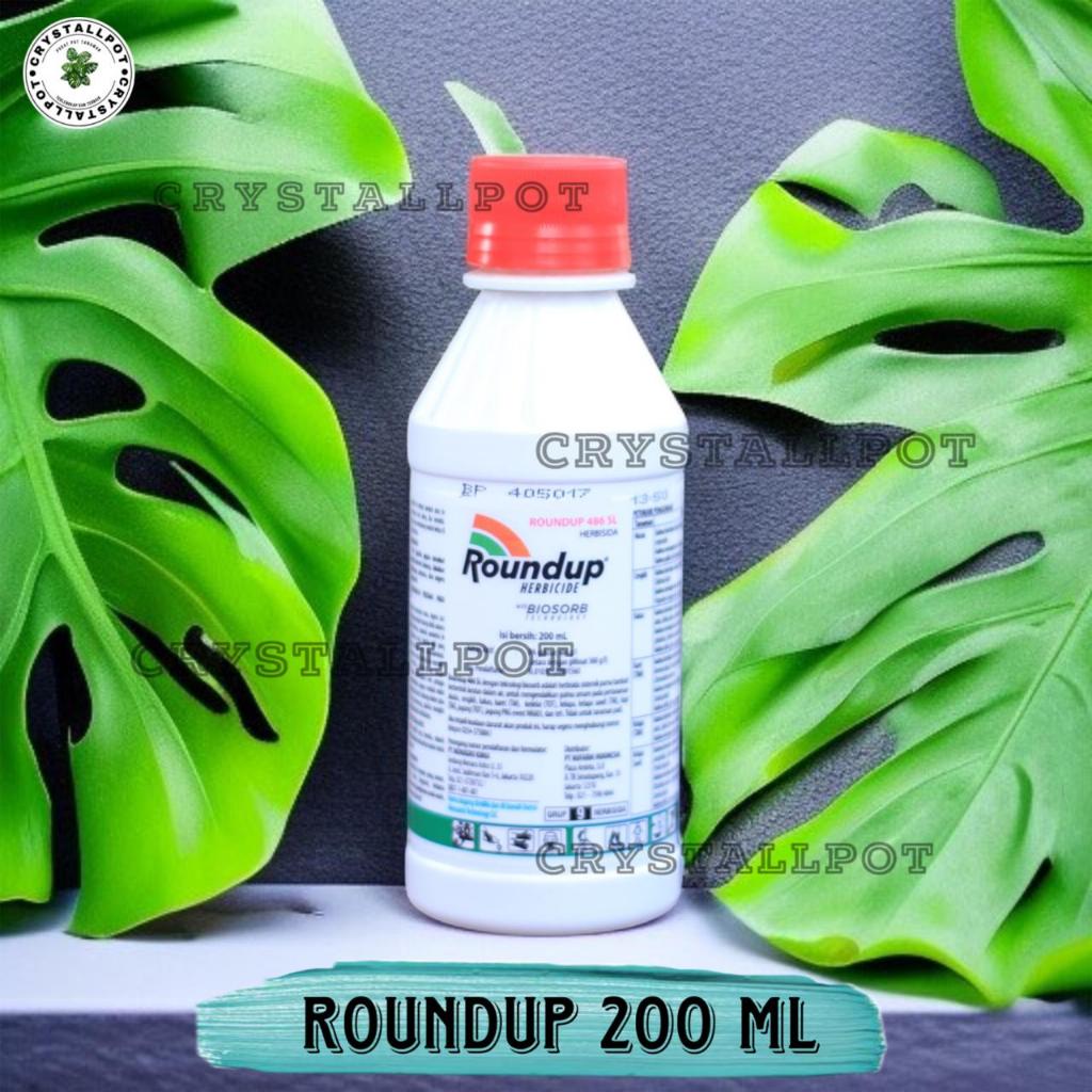Jual ROUNDUP 486SL HERBISIDA OBAT PEMBASMI RUMPUT LIAR & GULMA 200 ML ...