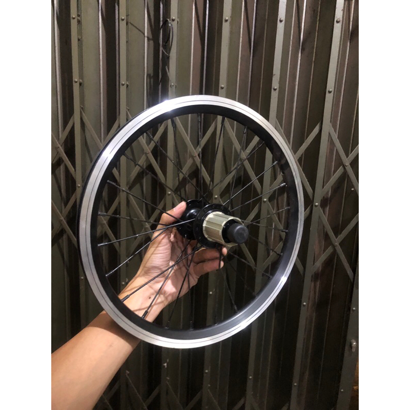 Jual wheelset camp hazy 16 murni 24 hole rim brake belakang saja ...