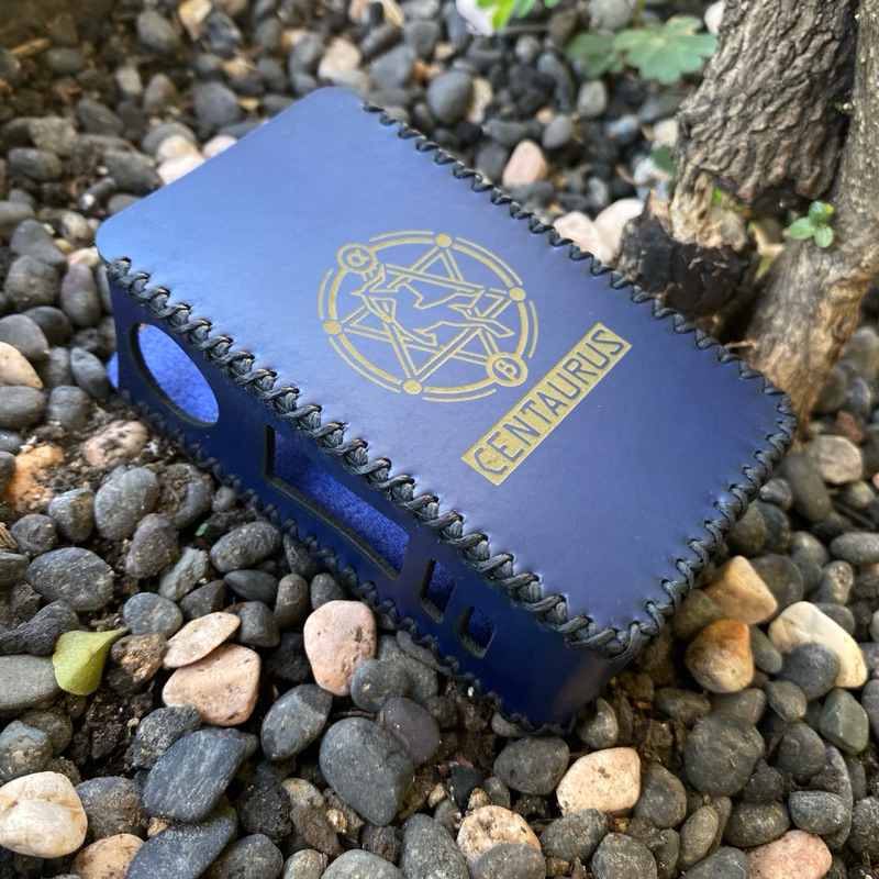 Jual casing m200 kulit sintetis navy jahitan benang hitam | Shopee ...