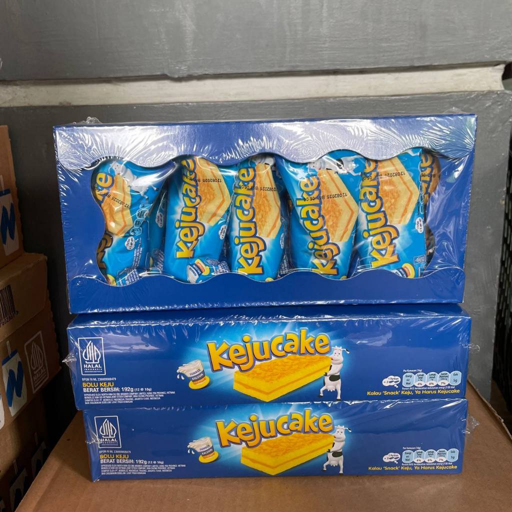 Jual KEJUCAKE KRAFT BOLU KEJU MONDELEZ ISI 12 PCS | Shopee Indonesia