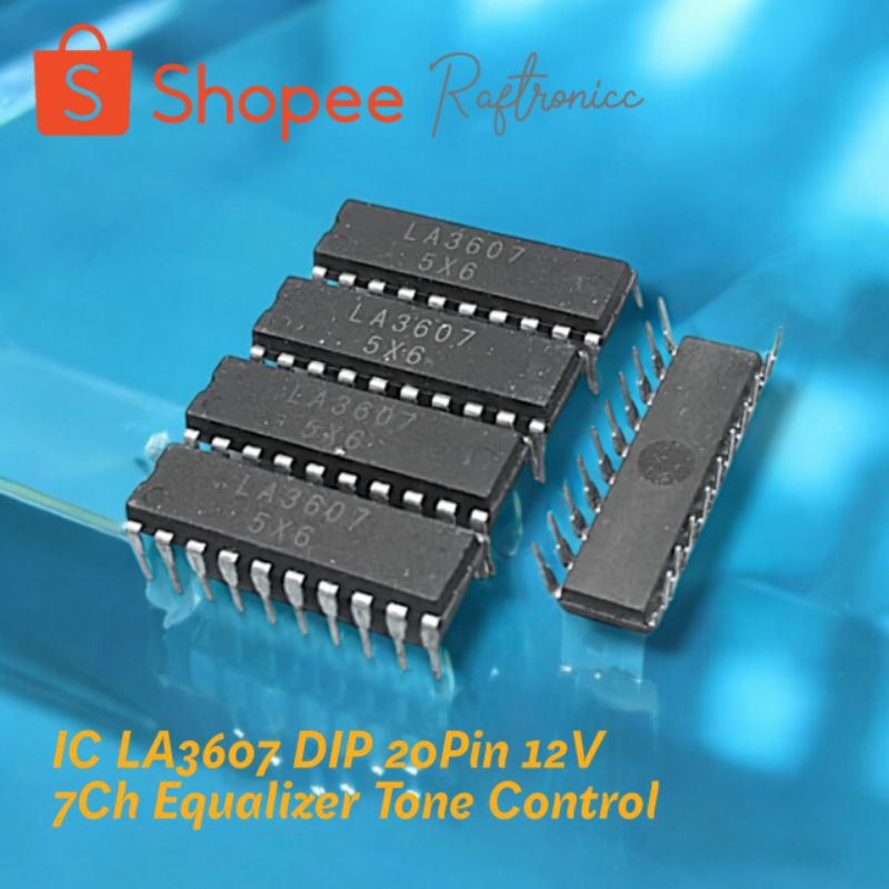 Jual IC LA3607 DIP 20Pin 12V 7Ch Equalizer Tone Control | Shopee Indonesia