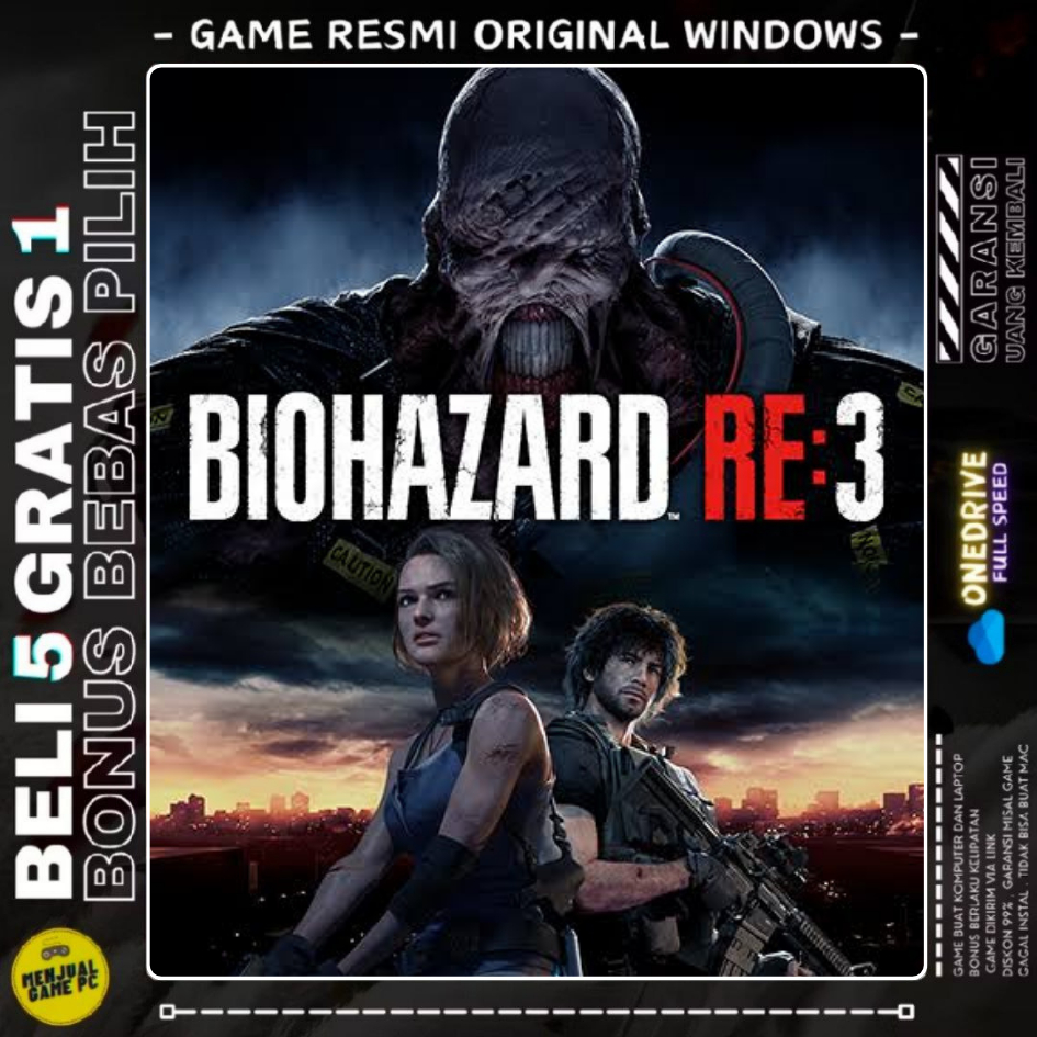 Jual RESIDENT EVIL 3 - RE 3 REMAKE - GAME WINDOWS ORIGINAL - GAME PC - GAME LAPTOP - GAME ...