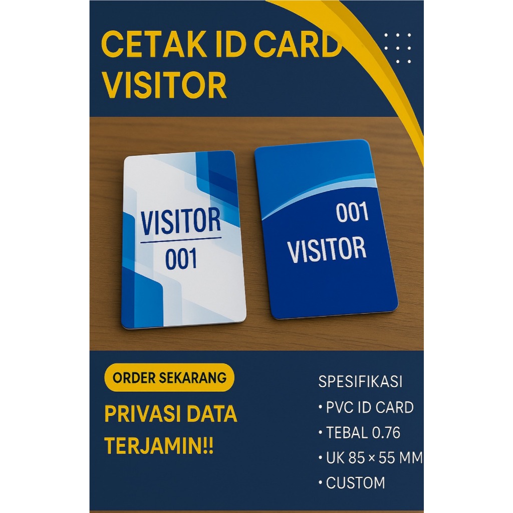 Jual Kartu Visitor\Pengunjung\kartu tamu dll | Shopee Indonesia