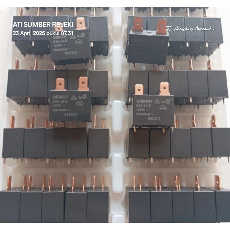 Jual Relay Omron 12VDC 20A 250VAC | Shopee Indonesia