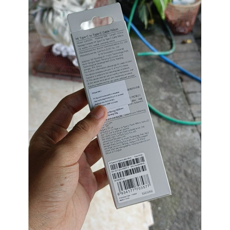 Jual Mi USB Type-C to Type-C Cable 150cm Kabel C to C Xiaomi panjang 1 ...