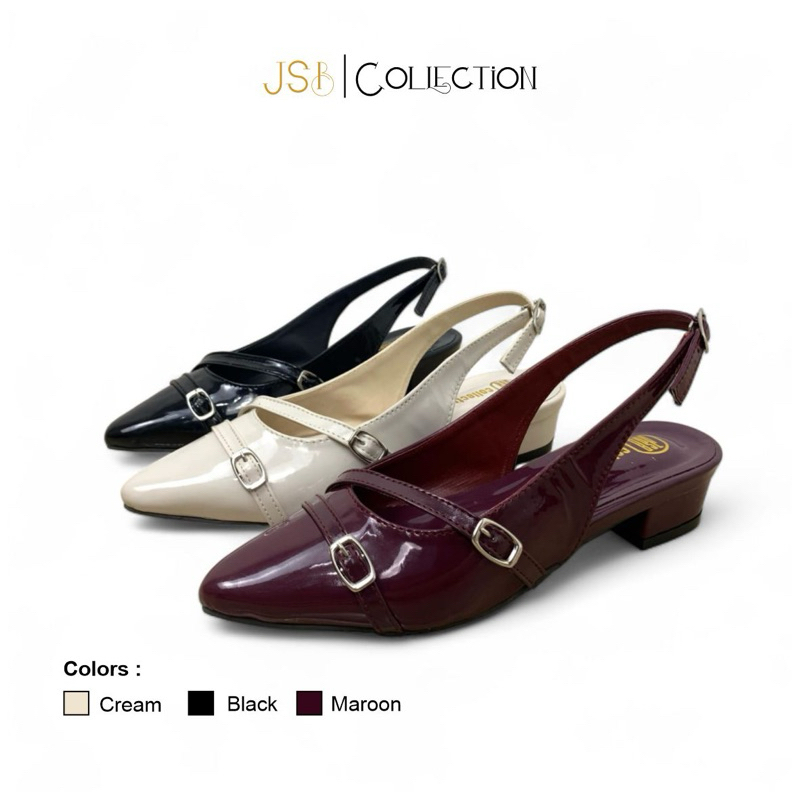 Jual Sepatu Heels Wanita 3 CM Elegan Kekinian Terbaru | Shopee Indonesia