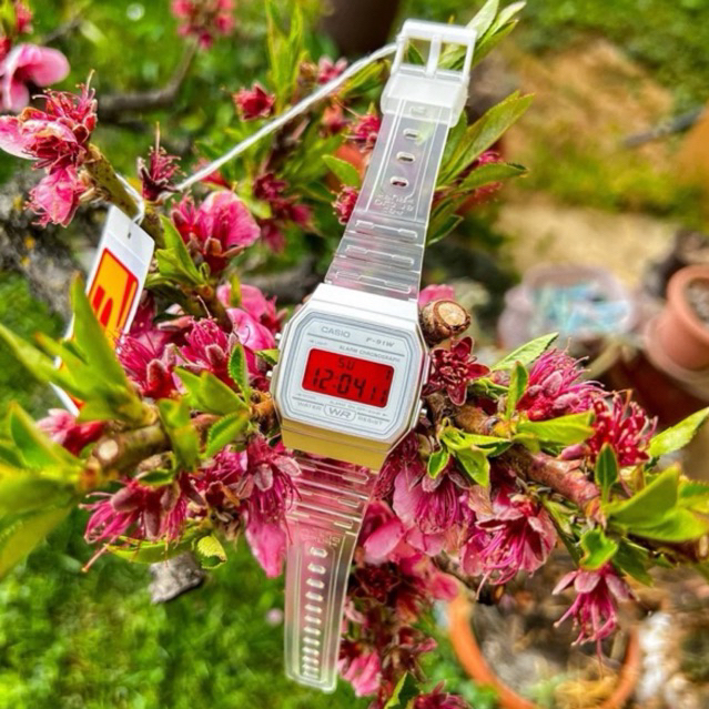 Jual Custom Casio F-91W Cherry Red Modified Casio Custom Special Gift ...