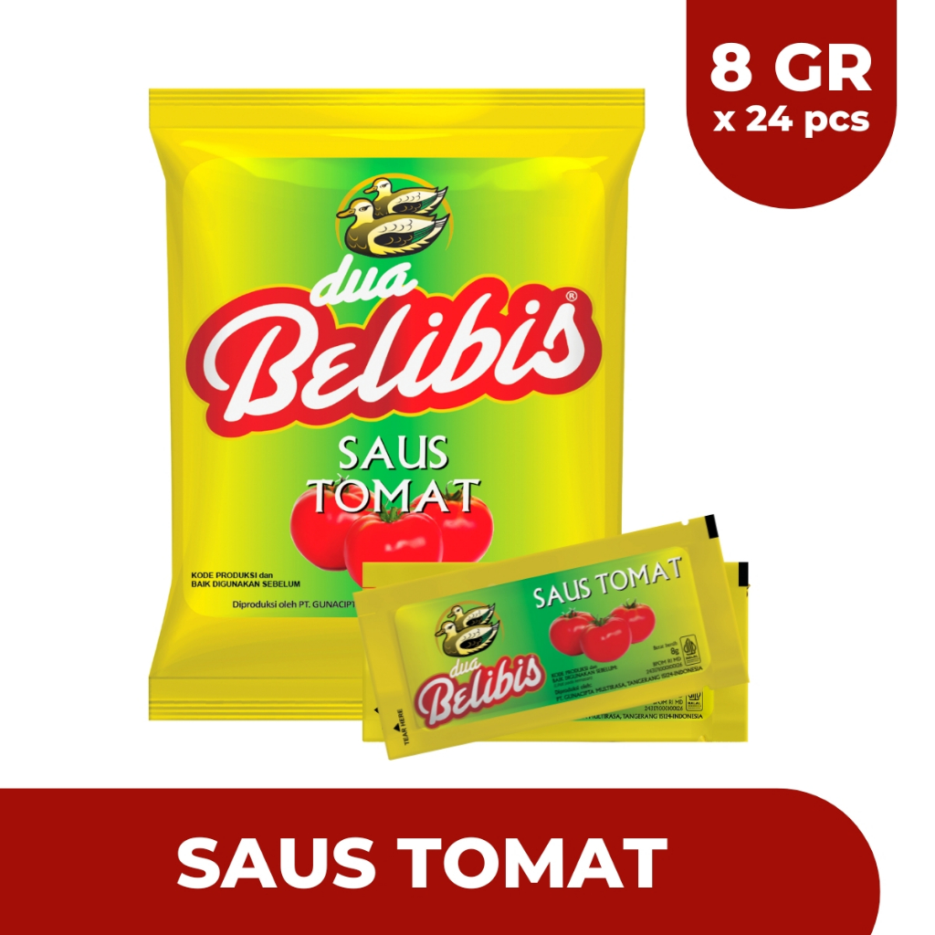 Jual DUA BELIBIS SAOS TOMAT (sachet) 8 gr | Shopee Indonesia
