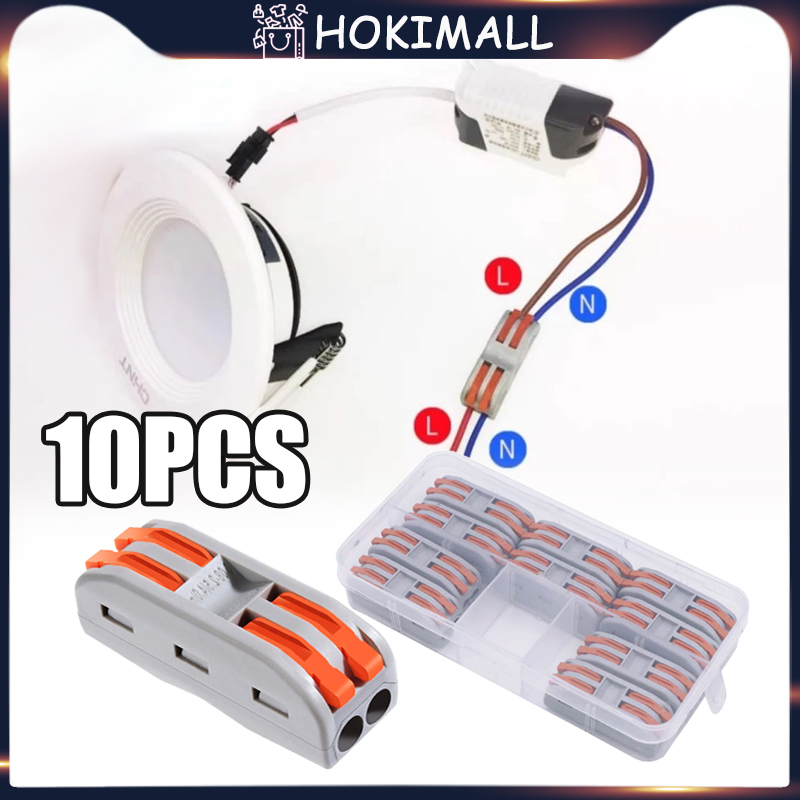 Jual 10PCS 【Kemasan Kotak】Fast Connector Kabel 2 Wire PCT-222 Compact ...