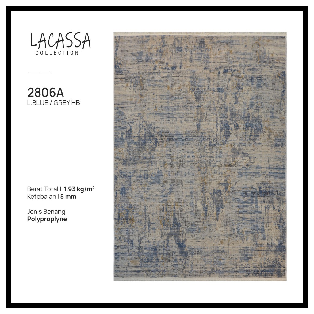 Jual Karpet Lantai Minimalis Vintage Abstrak Modern Turki Lacassa ...