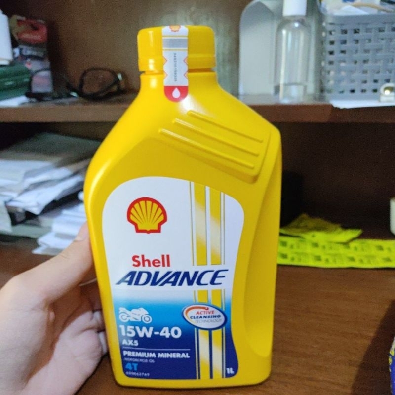 Jual Shell Advance AX5 15W40 Manual 1 Liter Original | Shopee Indonesia