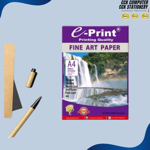 Jual EPRINT FINE ART PAPER 200 GSM A4 20 LEMBAR - E-PRINT KERTAS SENI ...