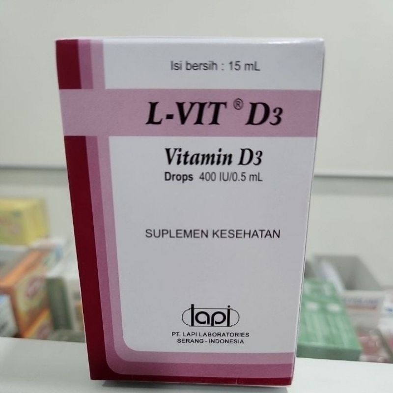 Jual L-vit D3 drop 15ml | Shopee Indonesia