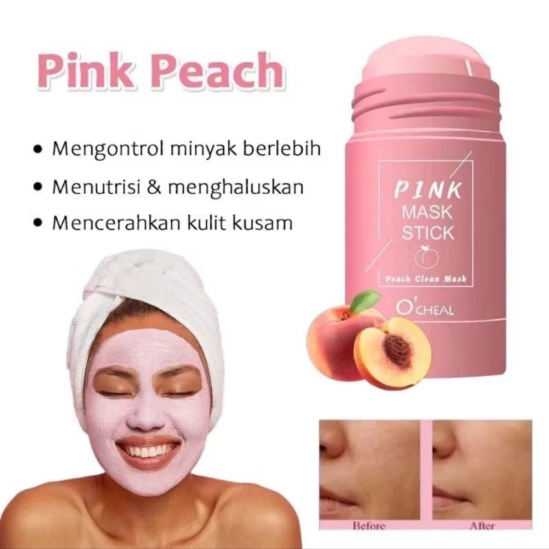 Jual Verfons Masker Pink Mask Sakura Stick Mask Masker Wajah Sakura ...