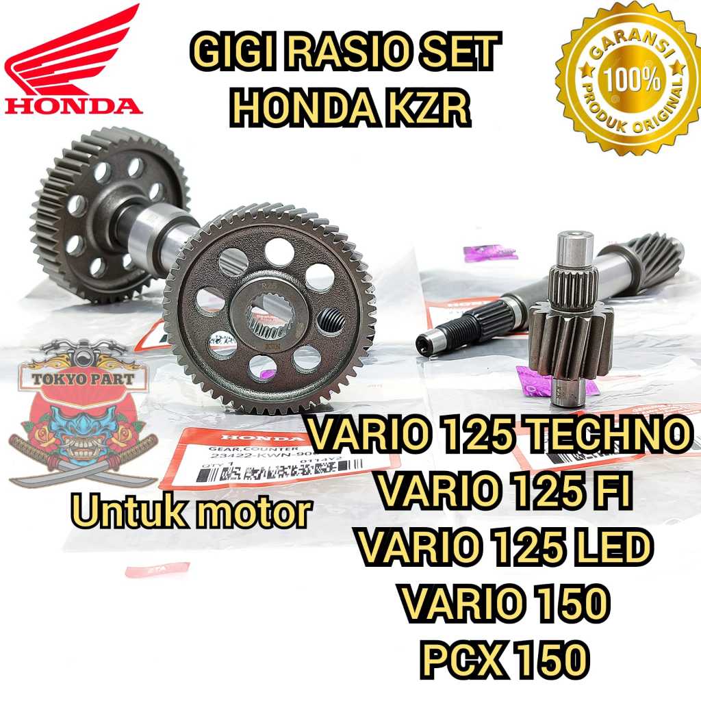Jual GIGI RASIO SET HONDA KZR VARIO 125 OLD, VARIO 125 TECHNO, VARIO ...
