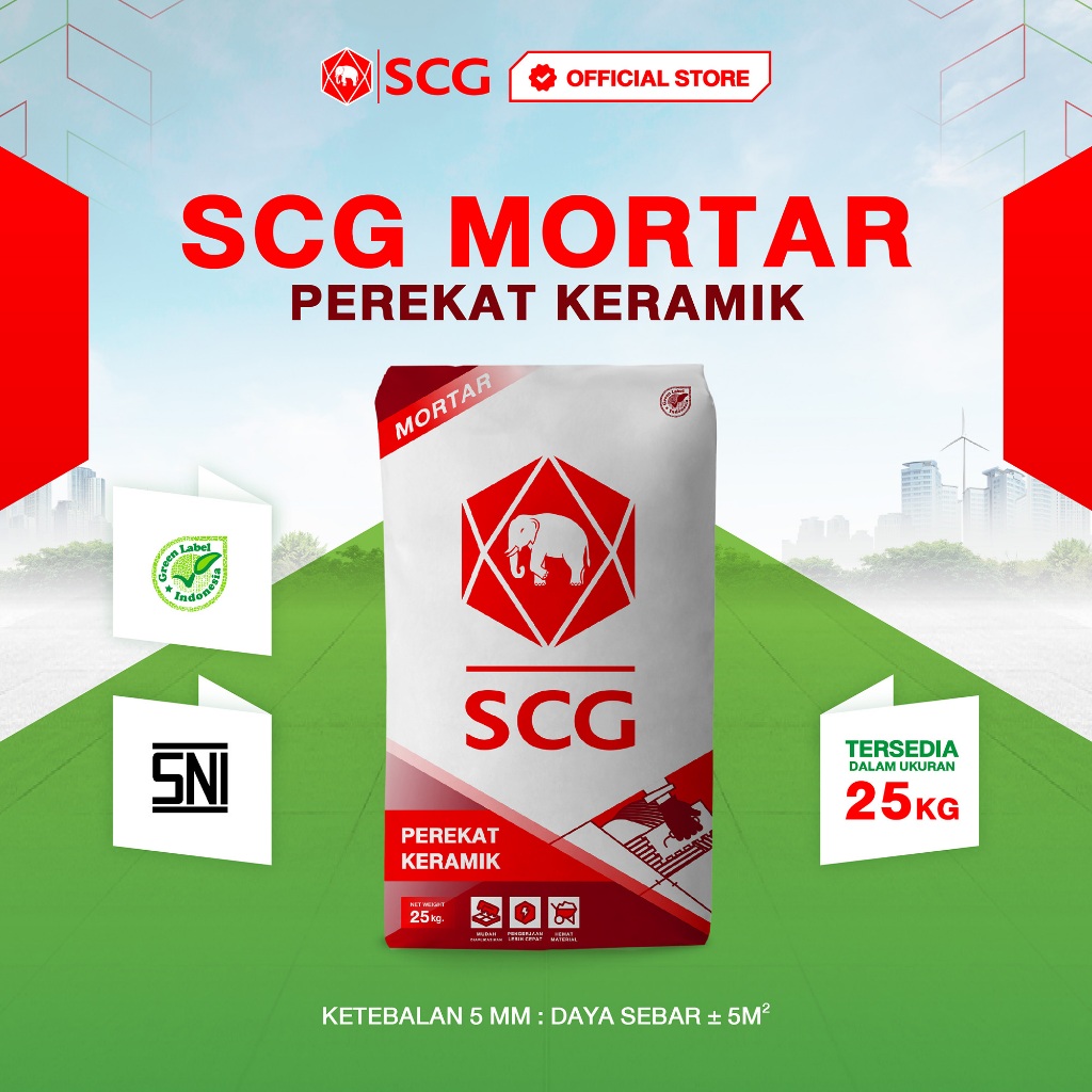 Jual SCG Mortar Perekat Keramik 25 Kg Area Depok - 1/2 DO (160 sak ...