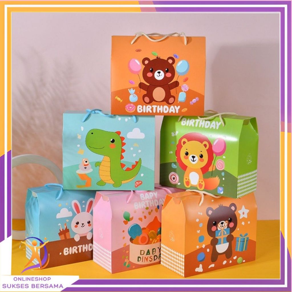 Jual OSB Paperbag Ulang Tahun Goodie Bag Karakter Tas Hadiah Ulang ...