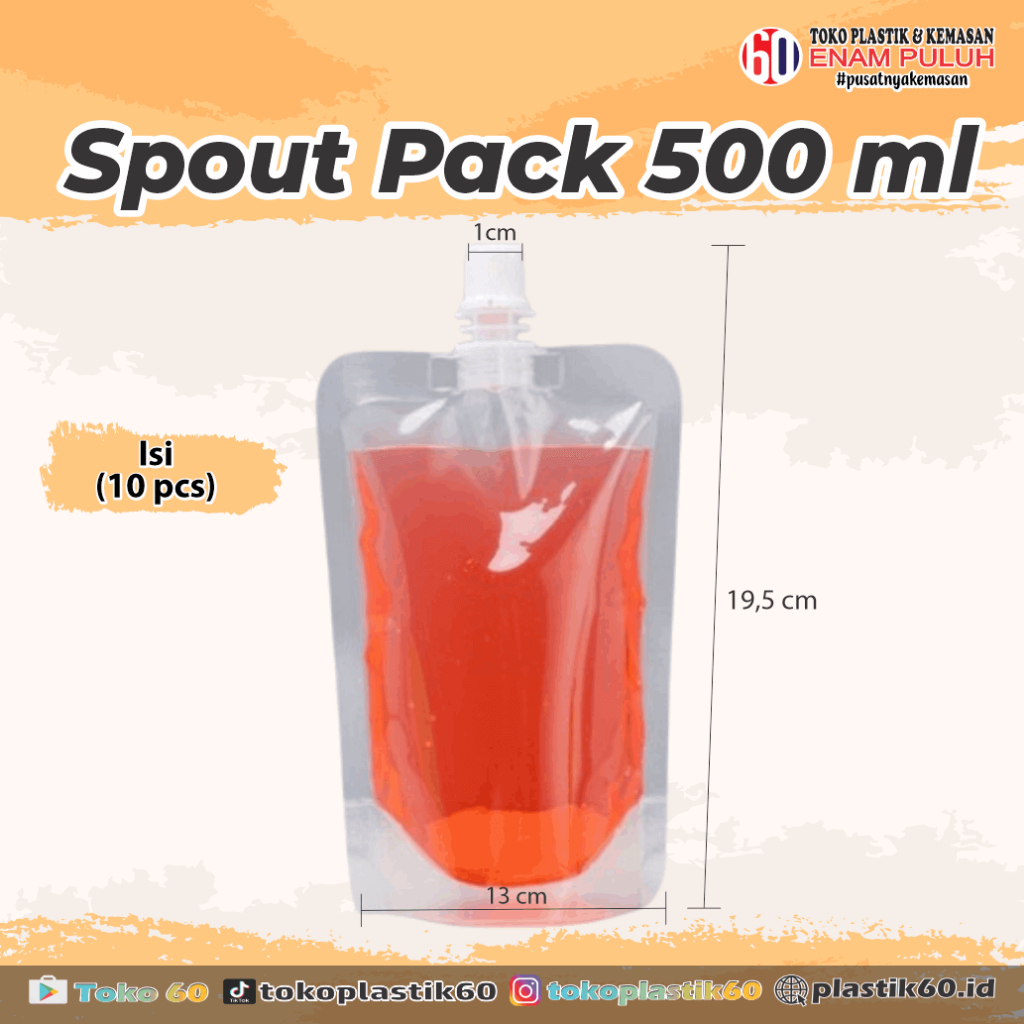 Jual Spout Pack / Pouch Minuman / Kemasan Minuman / Kemasan FoodGrade 1 ...