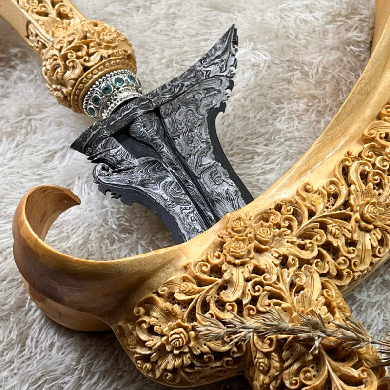 Jual Keris Parung Sari Pamor Lar Gangsir Tangguh Putran | Shopee Indonesia