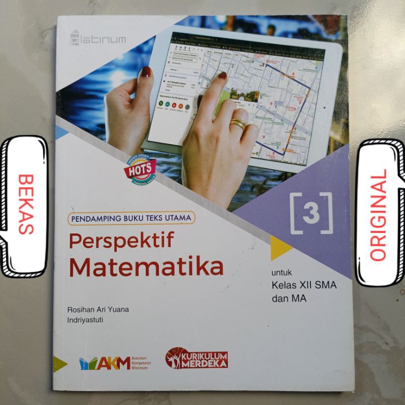 Jual Buku Perspektif Matematika MTK Kelas 12 XII 3 III SMA MA Penerbit ...
