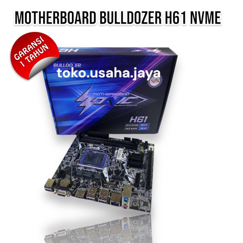 Jual MOTHERBOARD BULLDOZER H61 M2 NVME | Shopee Indonesia