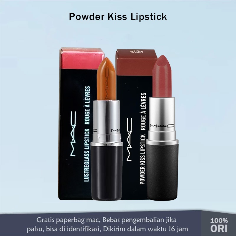 Jual MAC Powder Kiss Lipstick Rouge a levres Full size 3gr / Lipstik ...