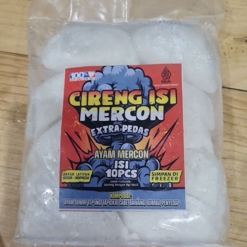 Jual CIRENG MERCON AYAM SUWIR PEDAS ISI 10 pcs | Shopee Indonesia