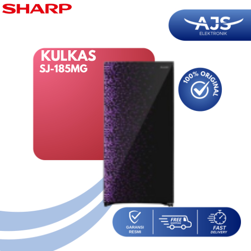 Jual Kulkas Sharp 1 Pintu SJX-185 MG / Lemari Es Bunga Satu Pintu 185 ...