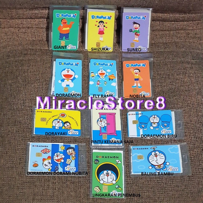 Jual Kartu Flazz Edisi Doraemon Dorami Nobita Shizuka Suneo Giant ...