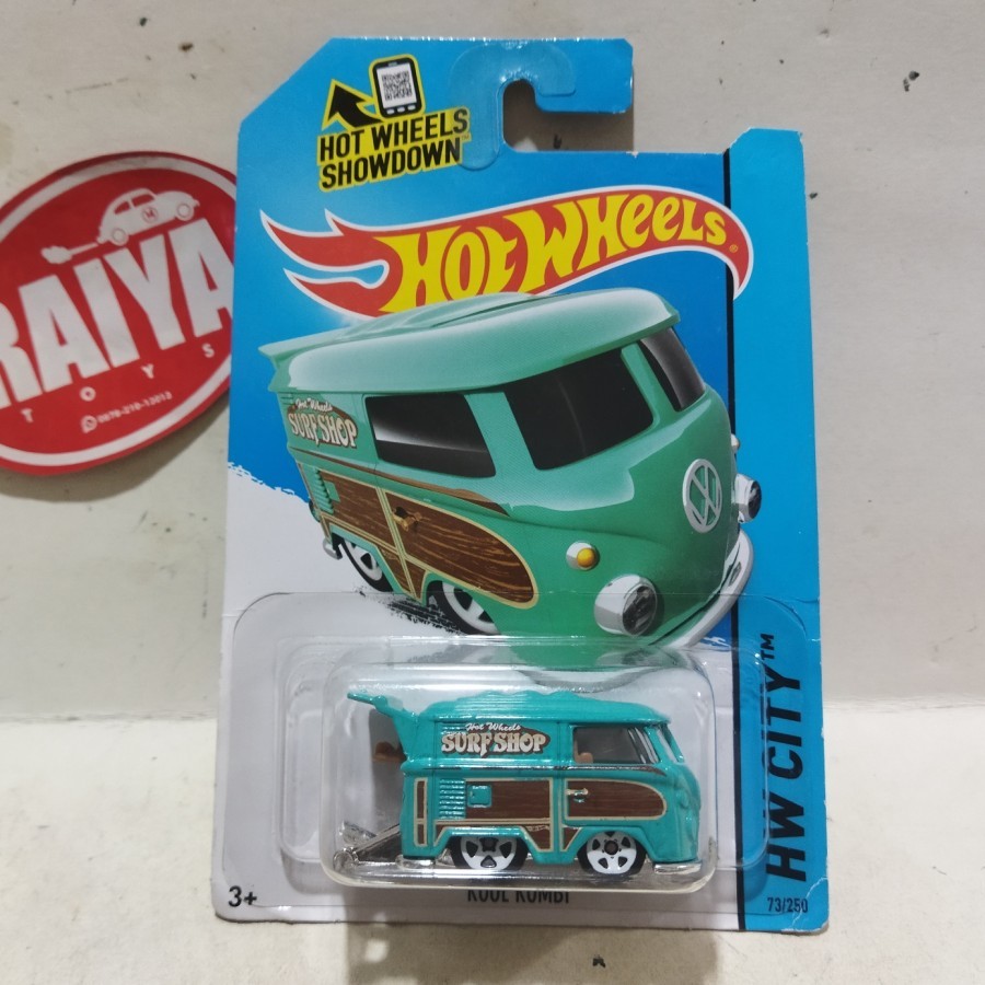 Jual Hot Wheels KOOL KOMBI hijau seri HW City Volkswagen vw Combi ...