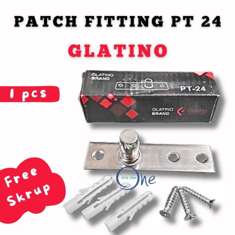Jual (PT24) Patch Fitting PT 24 SSS GLATINO TOP Fitting Pintu Kaca ...