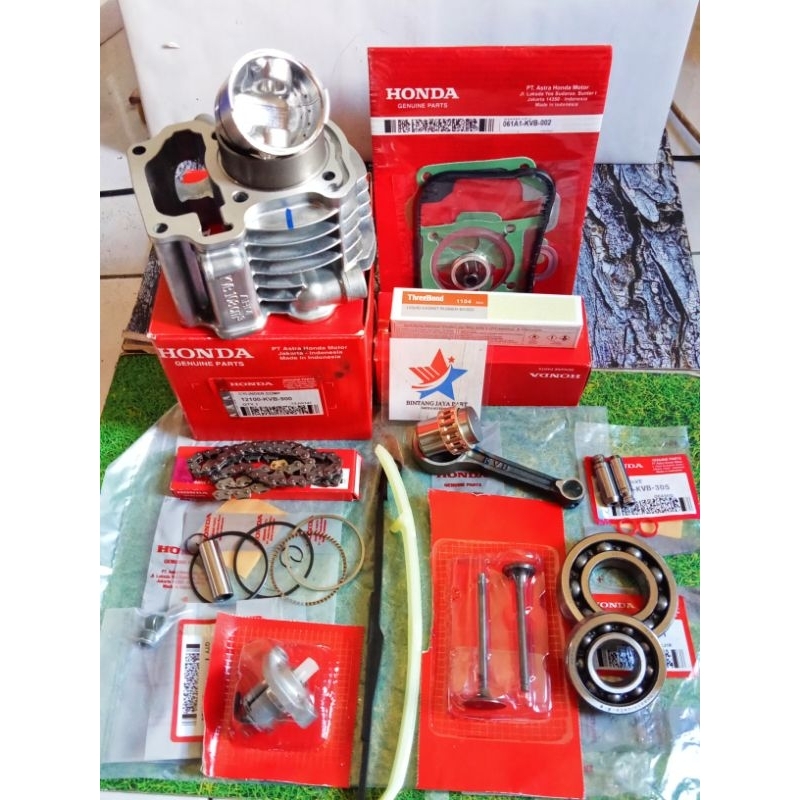 Jual Blok Seher Vario 110 Karbu 11 Barang (+Stang Seher+ Bering+ Payung klep + Seal klep DLL ...