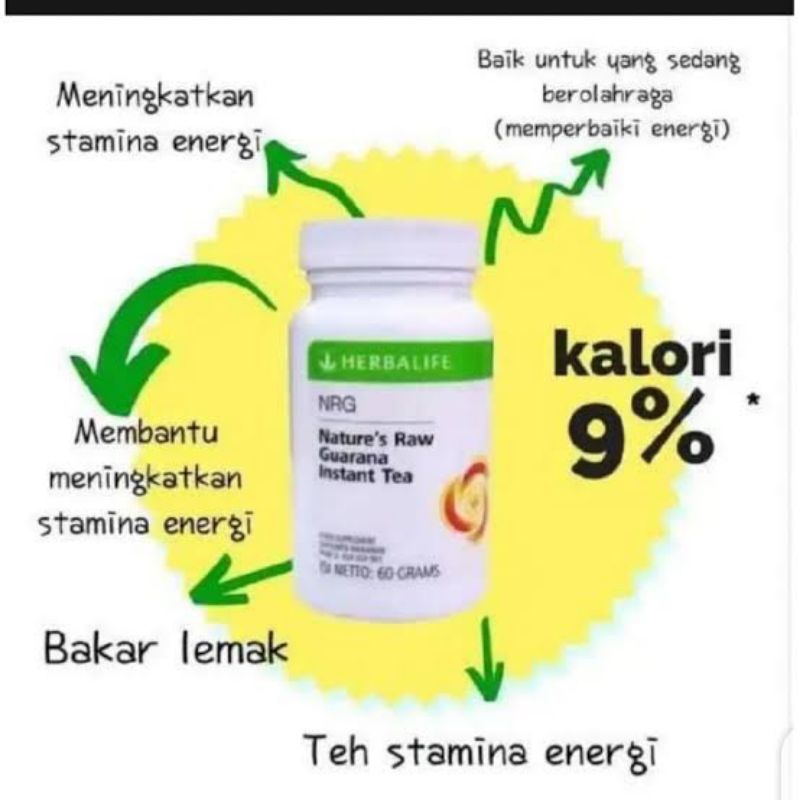 Jual NRG Tea - Teh NRG - Teh Energi - Nature's Raw Guarana Instant Tea ...
