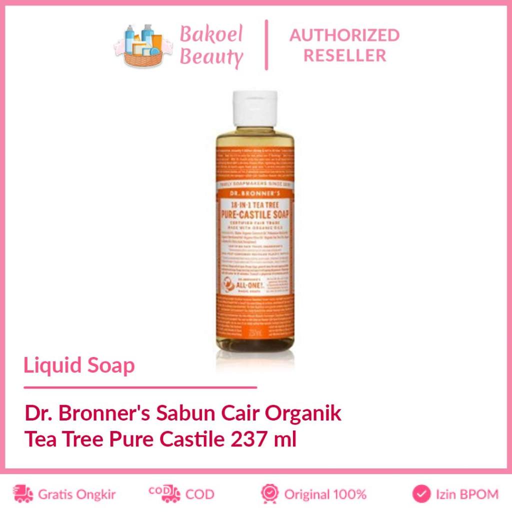 Jual Dr. Bronner's Sabun Cair Organik Tea Tree Pure Castile 237ml | Shopee Indonesia